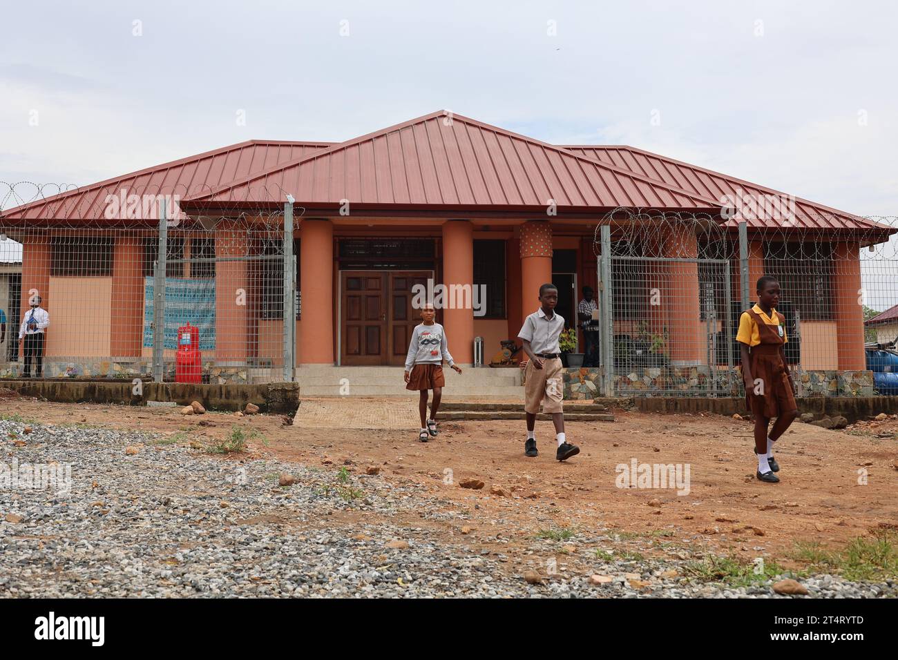 Accra. 31st Oct, 2023. Photo taken on Oct. 31, 2023 shows a multimedia ...