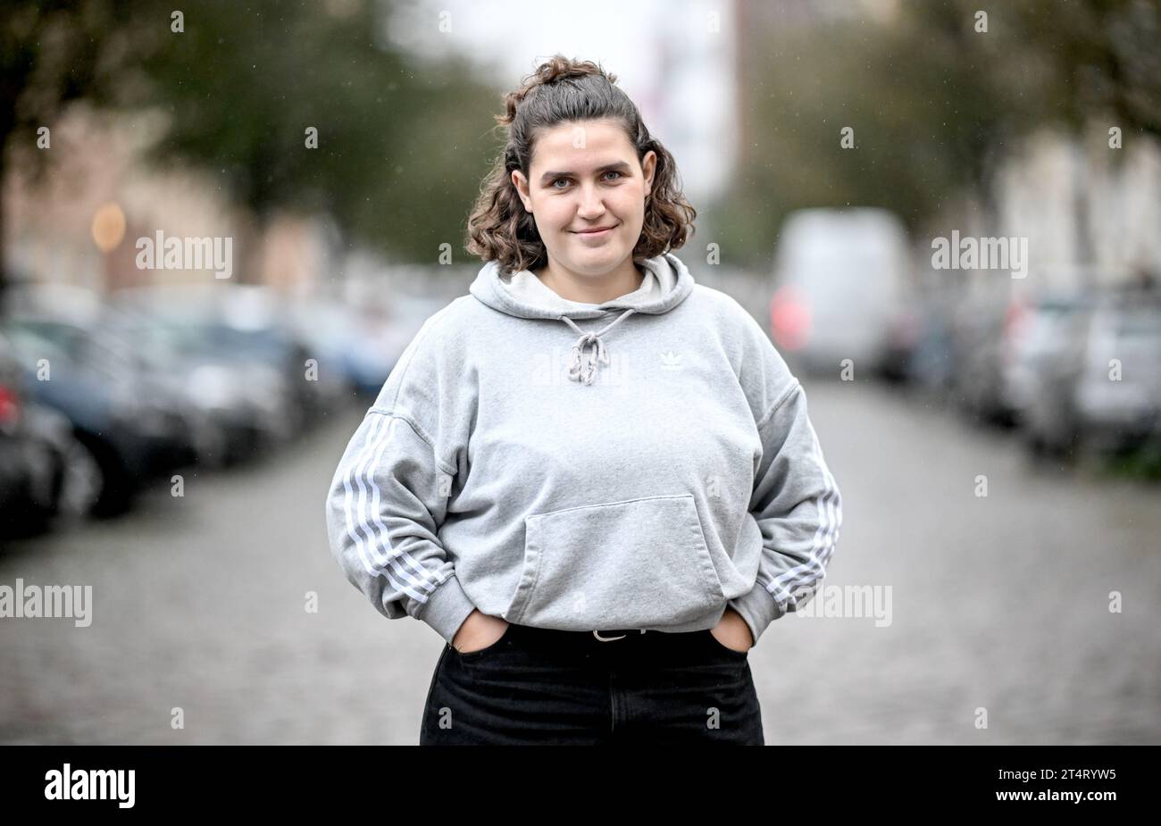 Berlin, Germany. 31st Oct, 2023. Katharina Stolla, Chair of the Green ...