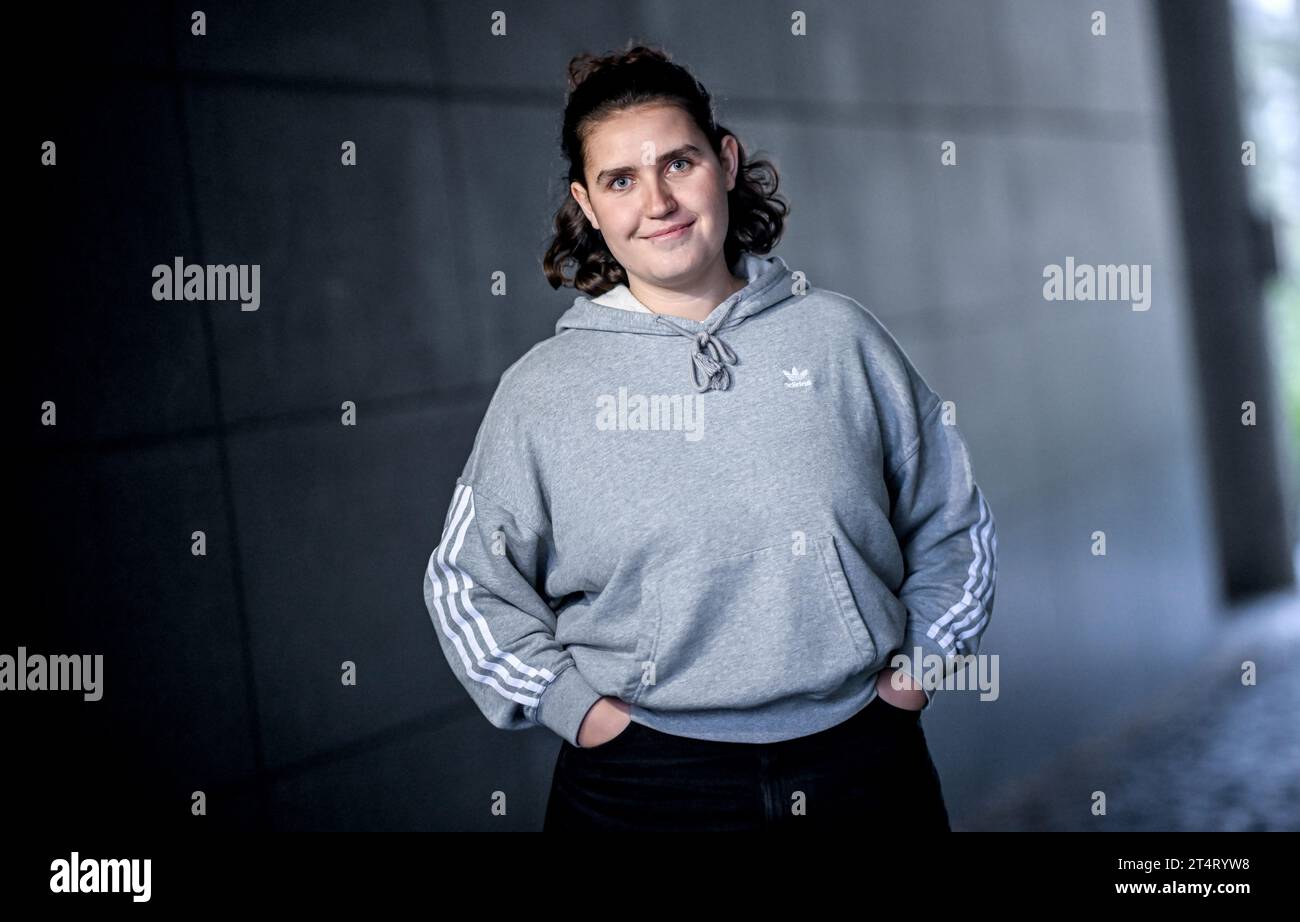 Berlin, Germany. 31st Oct, 2023. Katharina Stolla, Chair of the Green ...