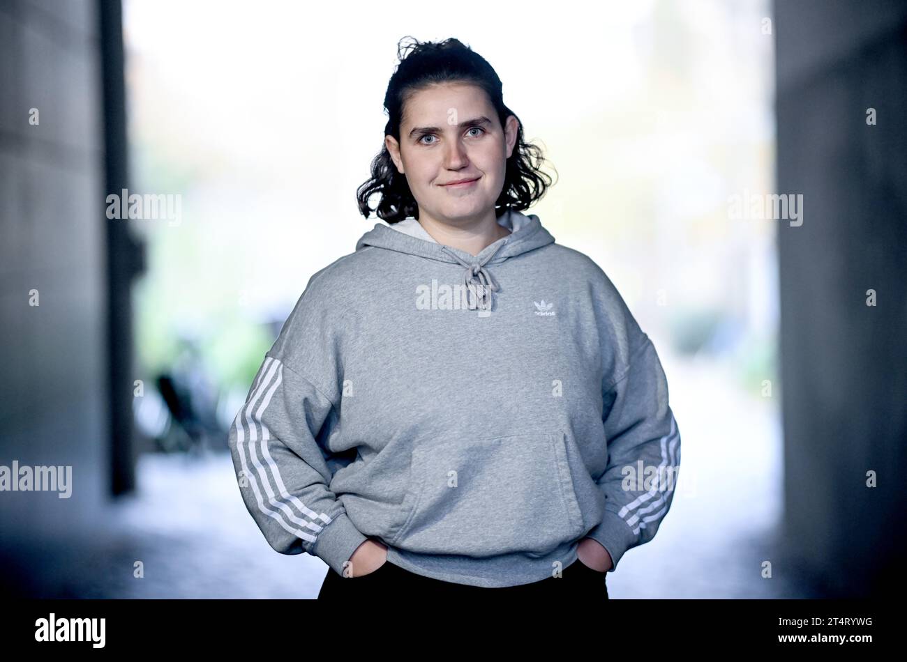 Berlin, Germany. 31st Oct, 2023. Katharina Stolla, Chair of the Green ...