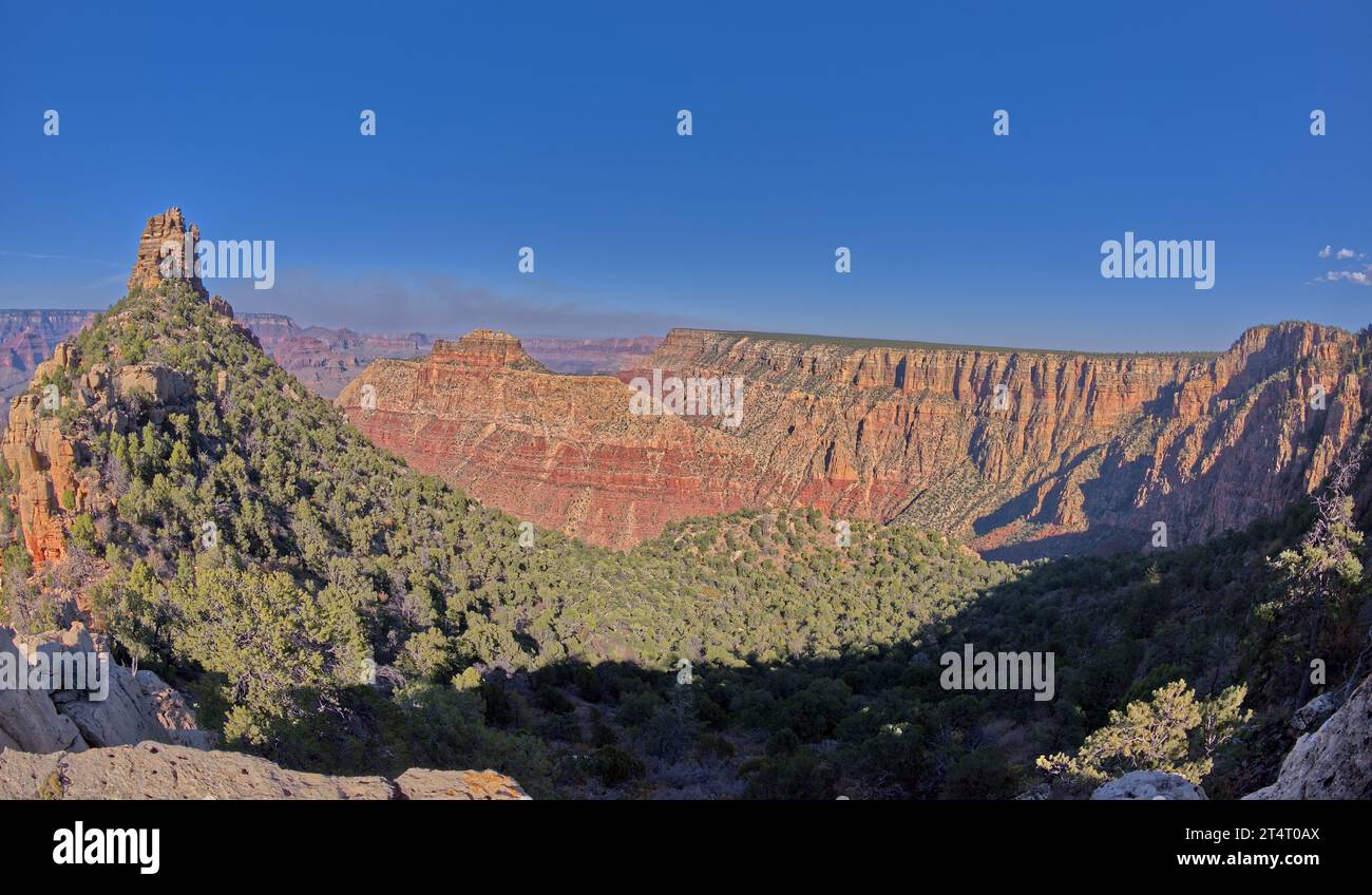 East view from Sinking Ship, Grand Canyon National Park, Arizona, USA ...