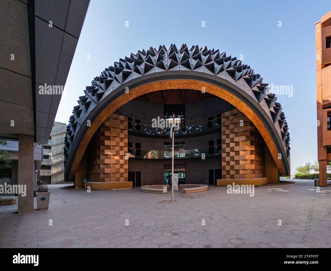 The Knowledge Center at Masdar City, a sustainable urban community in Abu Dhabi, and is home to ...