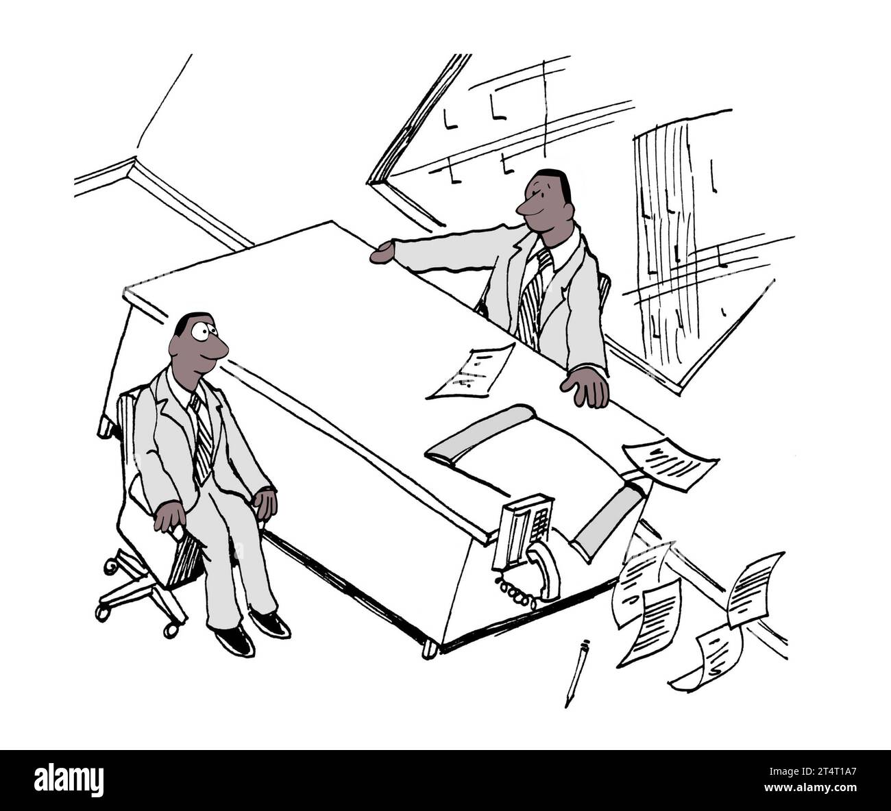 The Two African American Stockbrokers Are Shocked By The Rapid Impactful Downward Market Shift