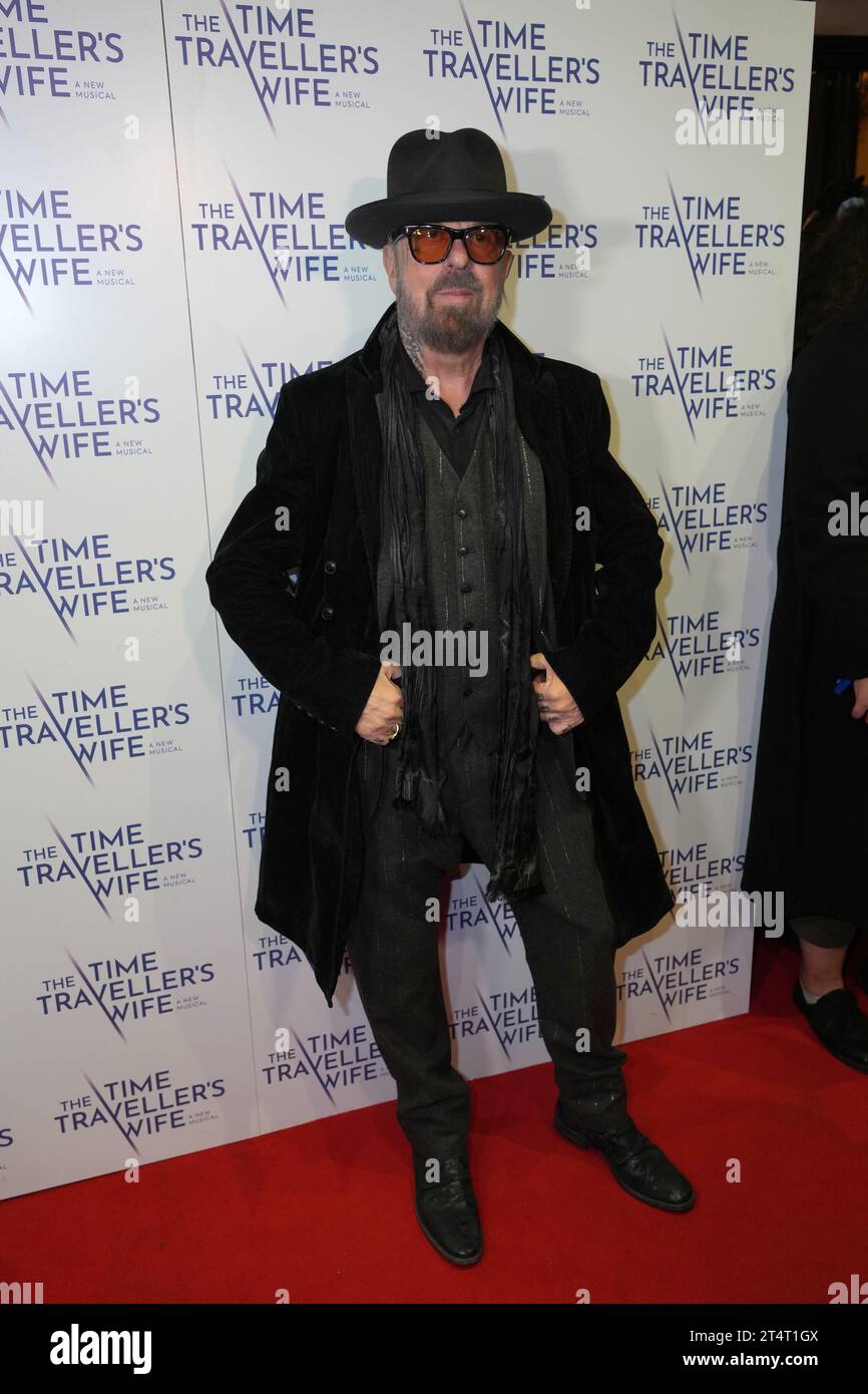 Dave Stewart arrives for the opening night of The Time Traveller's Wife ...