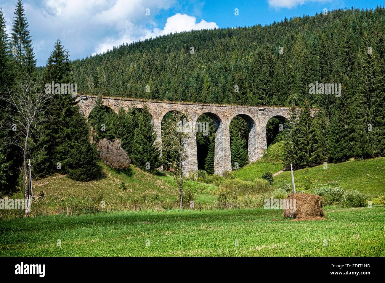 Chmarossky viaduct on one of the most beautiful railway lines in ...