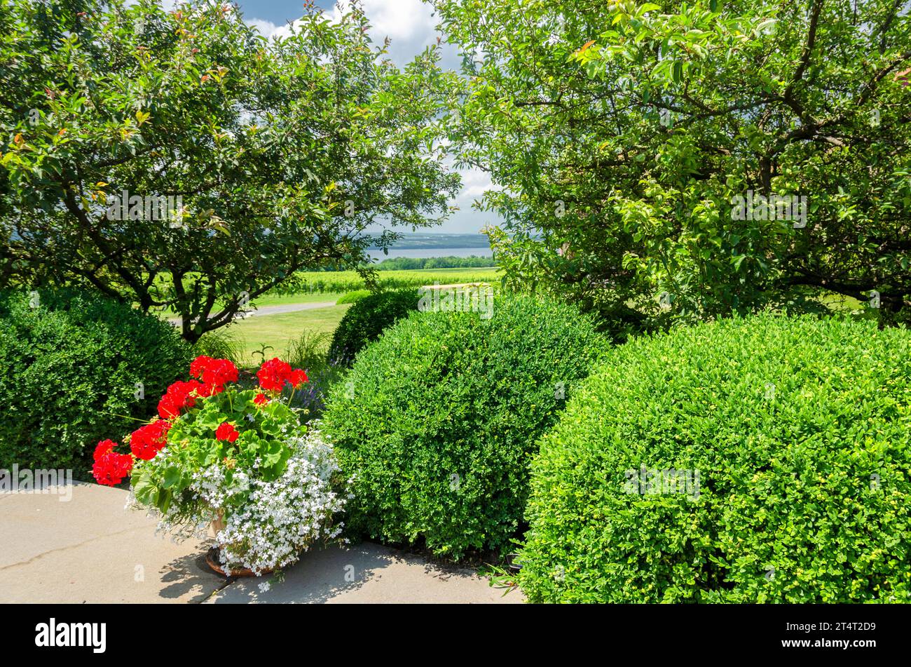 Lamoreaux Landing Wine Cellars. Lodi, New York. Seneca Lake Wine Trail ...