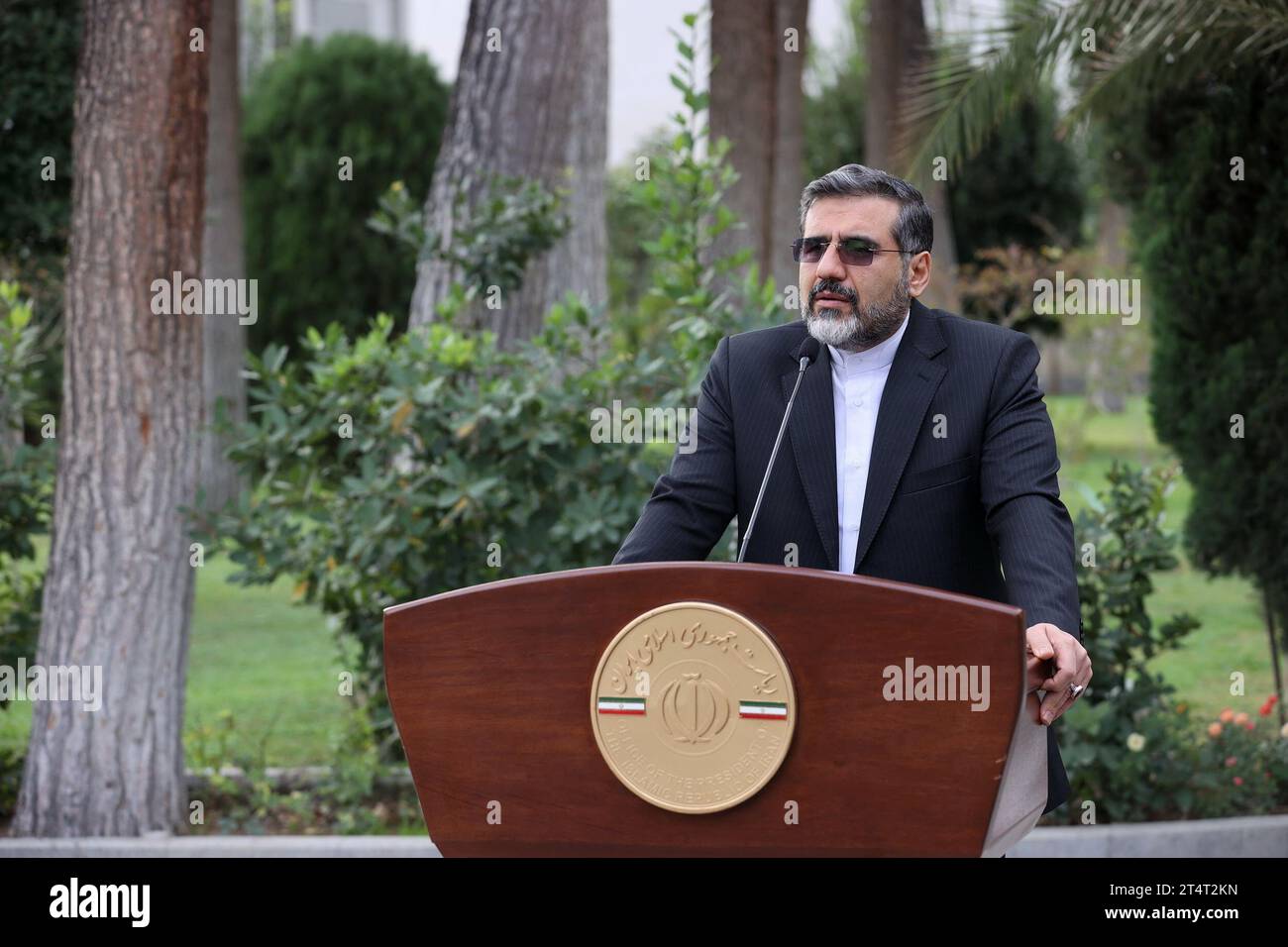 Tehran, Iran. 1st Nov, 2023. Iranian Minister of Culture and Islamic ...