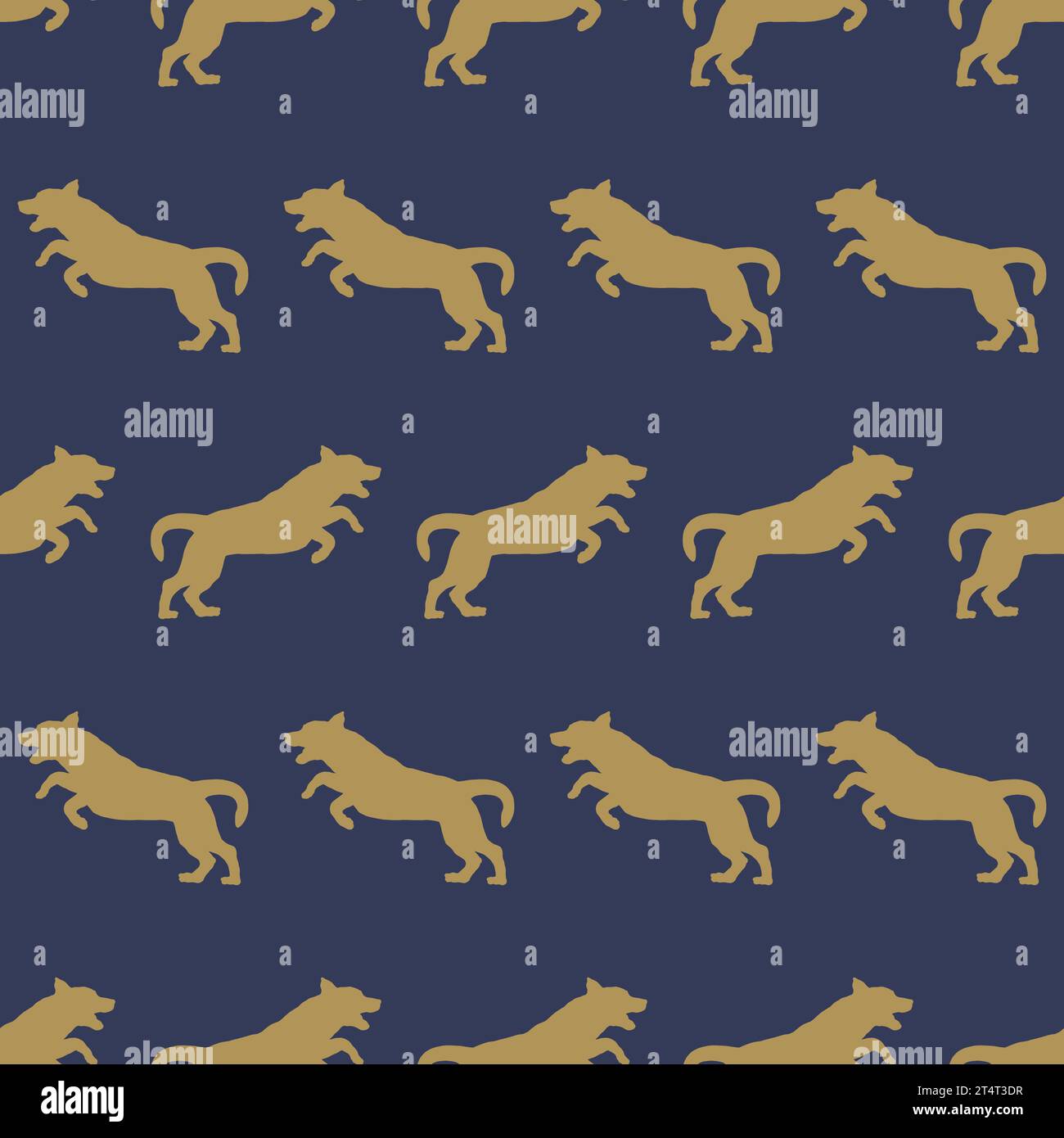 Running and jumping labrador retriever isolated on a dark blue ...