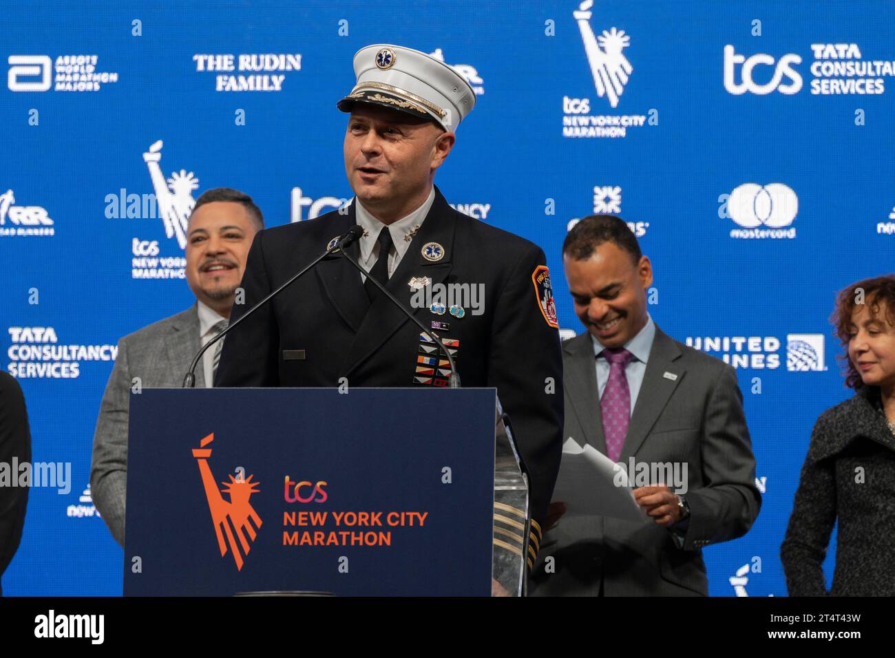 Assistant Chief Paul Miano of the New York City Fire Department ...