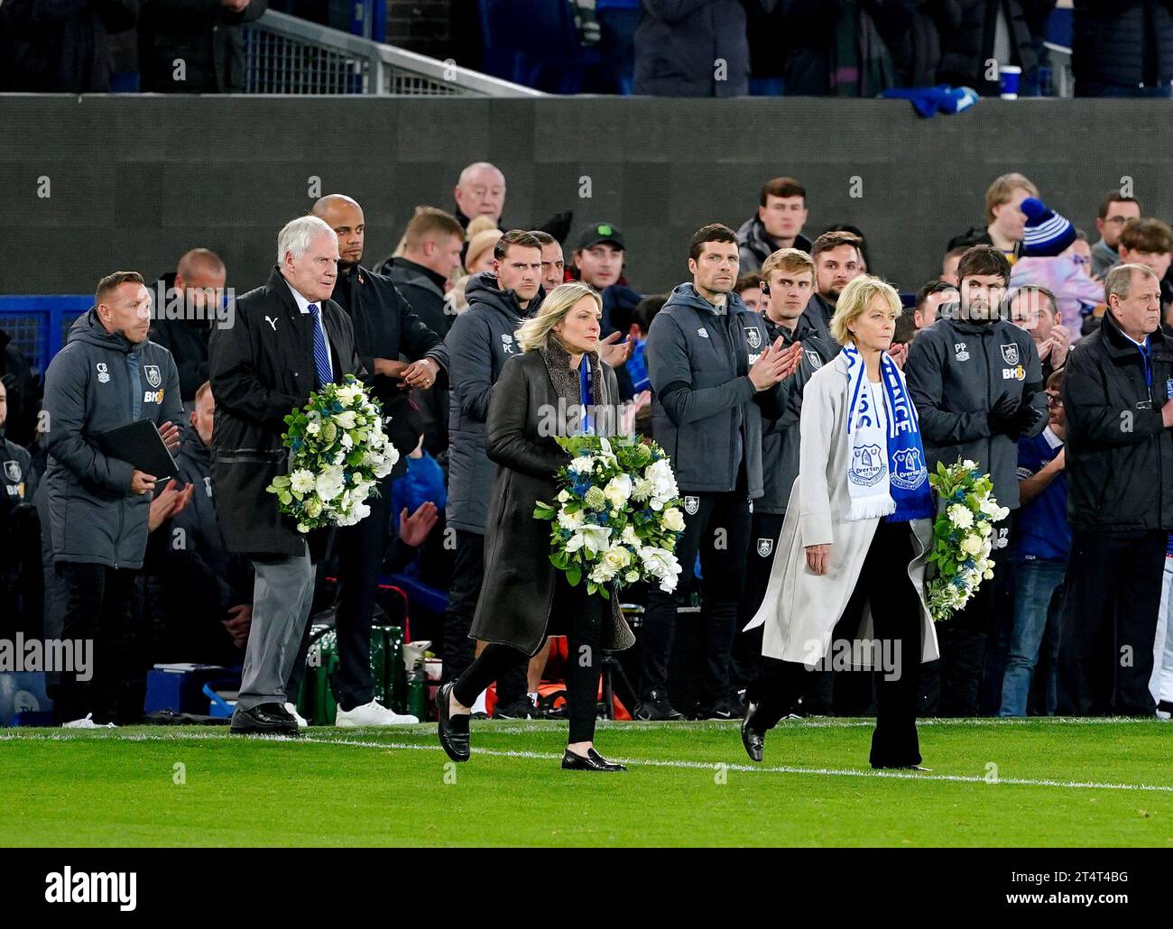 Former Everton player Joe Royle, Bill Kenwright's partner Jenny ...