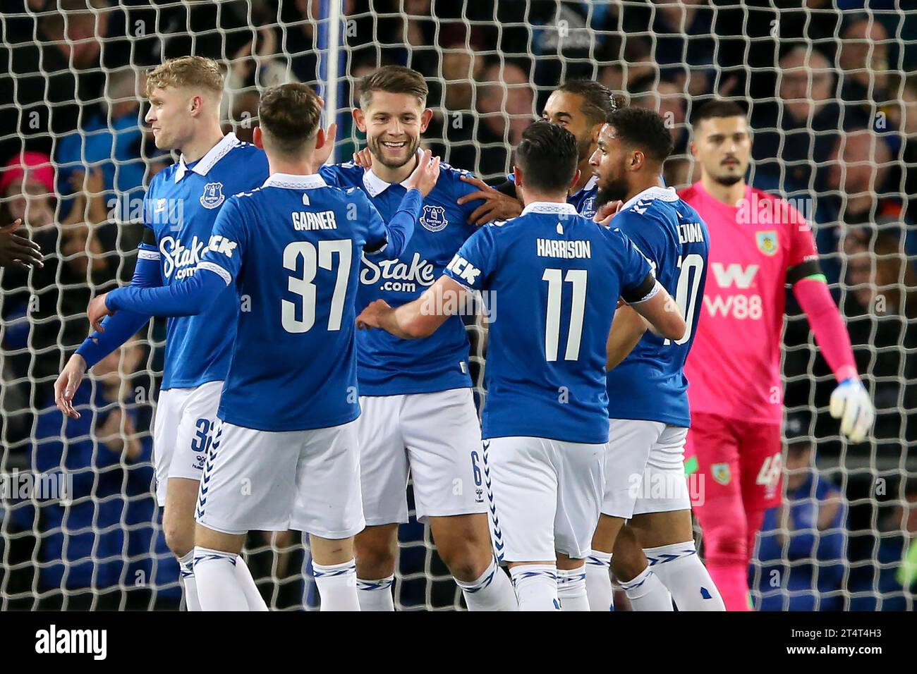 James tarkowski burnley goal hi-res stock photography and images - Alamy