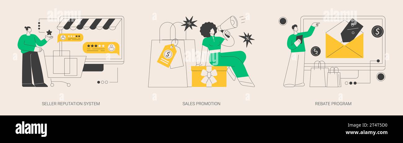 Retail sales strategy abstract concept vector illustrations Stock ...