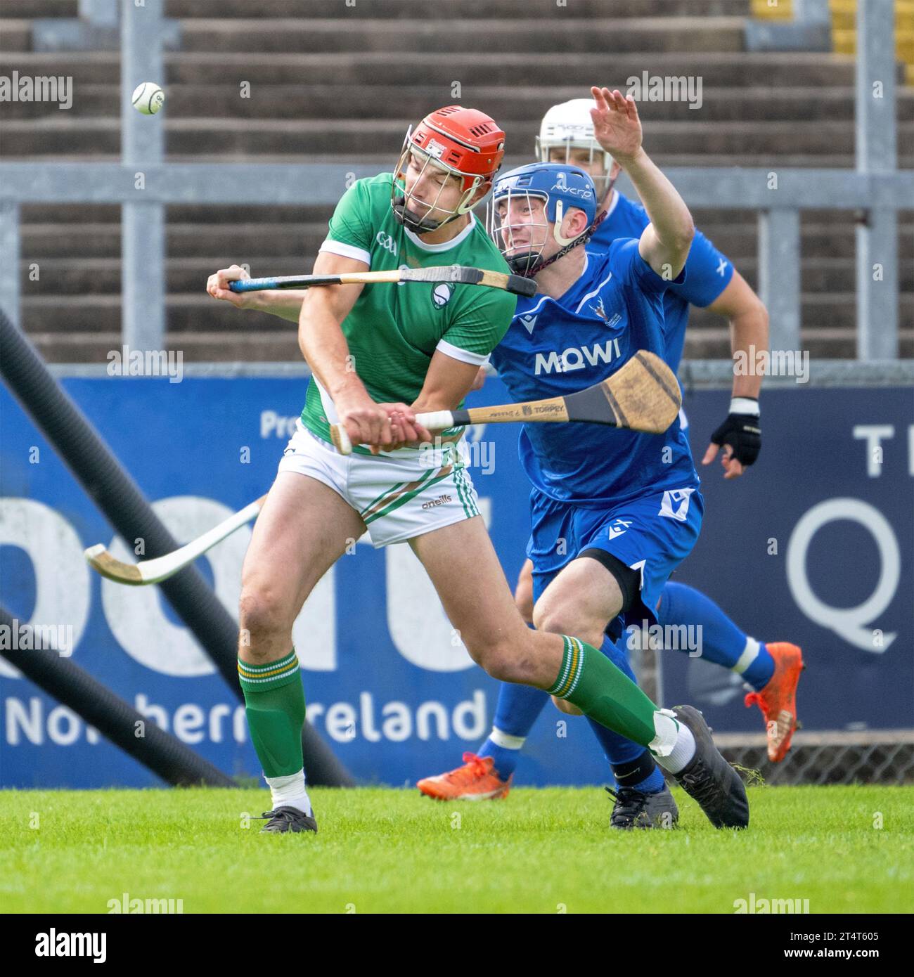 Action image from the Ireland v Scotland shinty hurling international ...