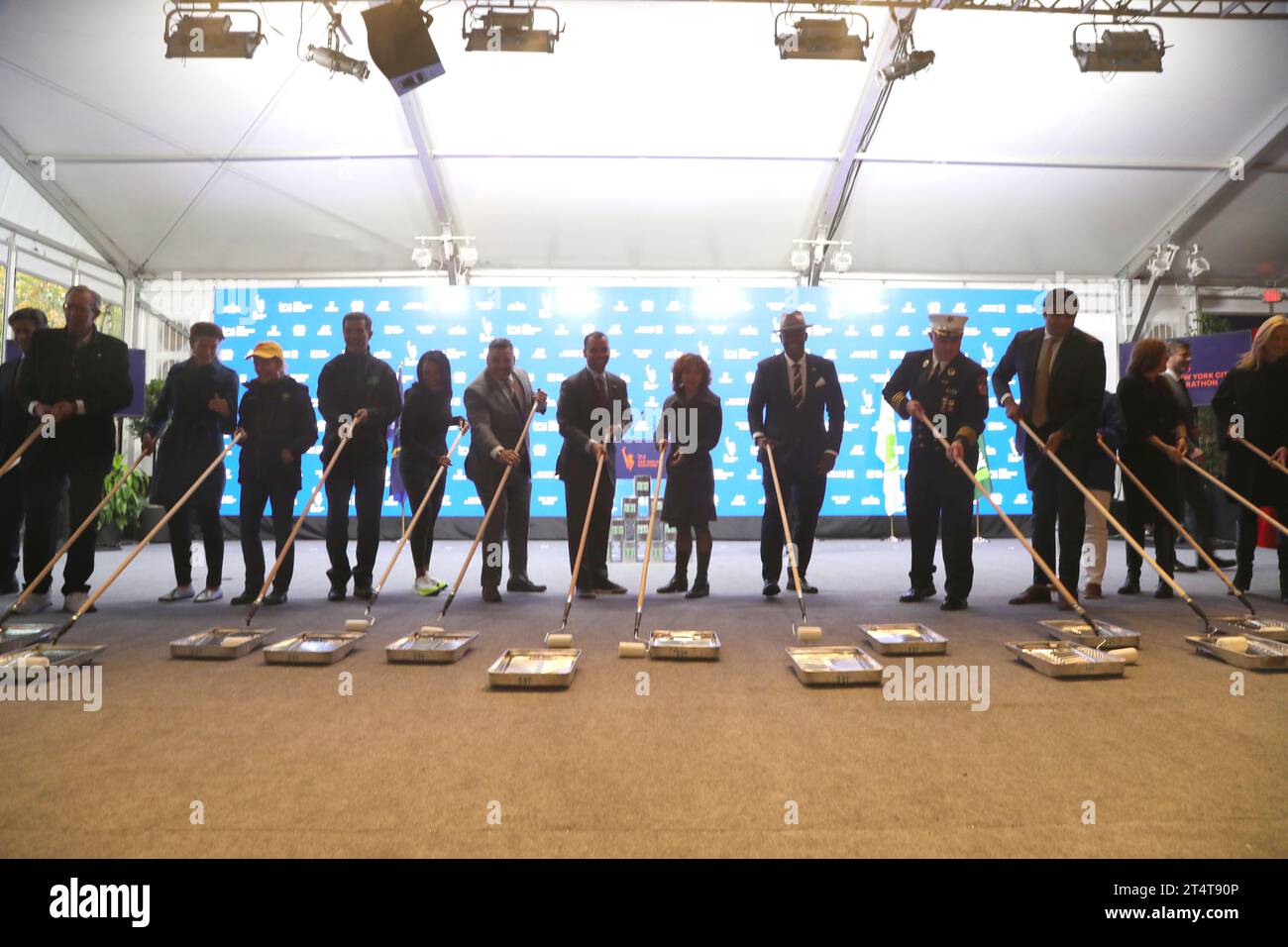 NEW YORK, NEW YORK- NOVEMBER 1: (L-R) Ydanis Rodríguez, Commissioner of ...