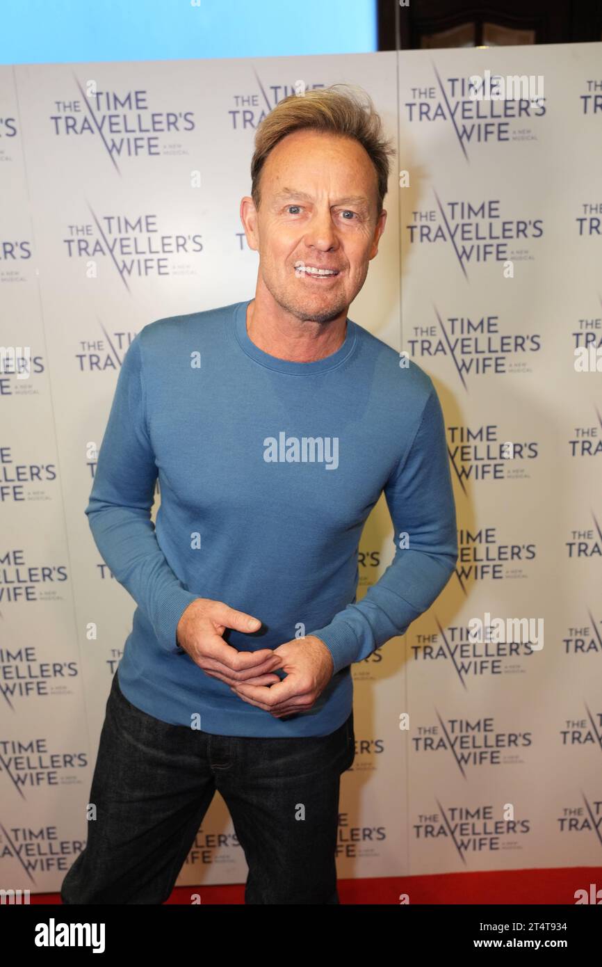 Jason Donovan arrives for the opening night of The Time Traveller's ...