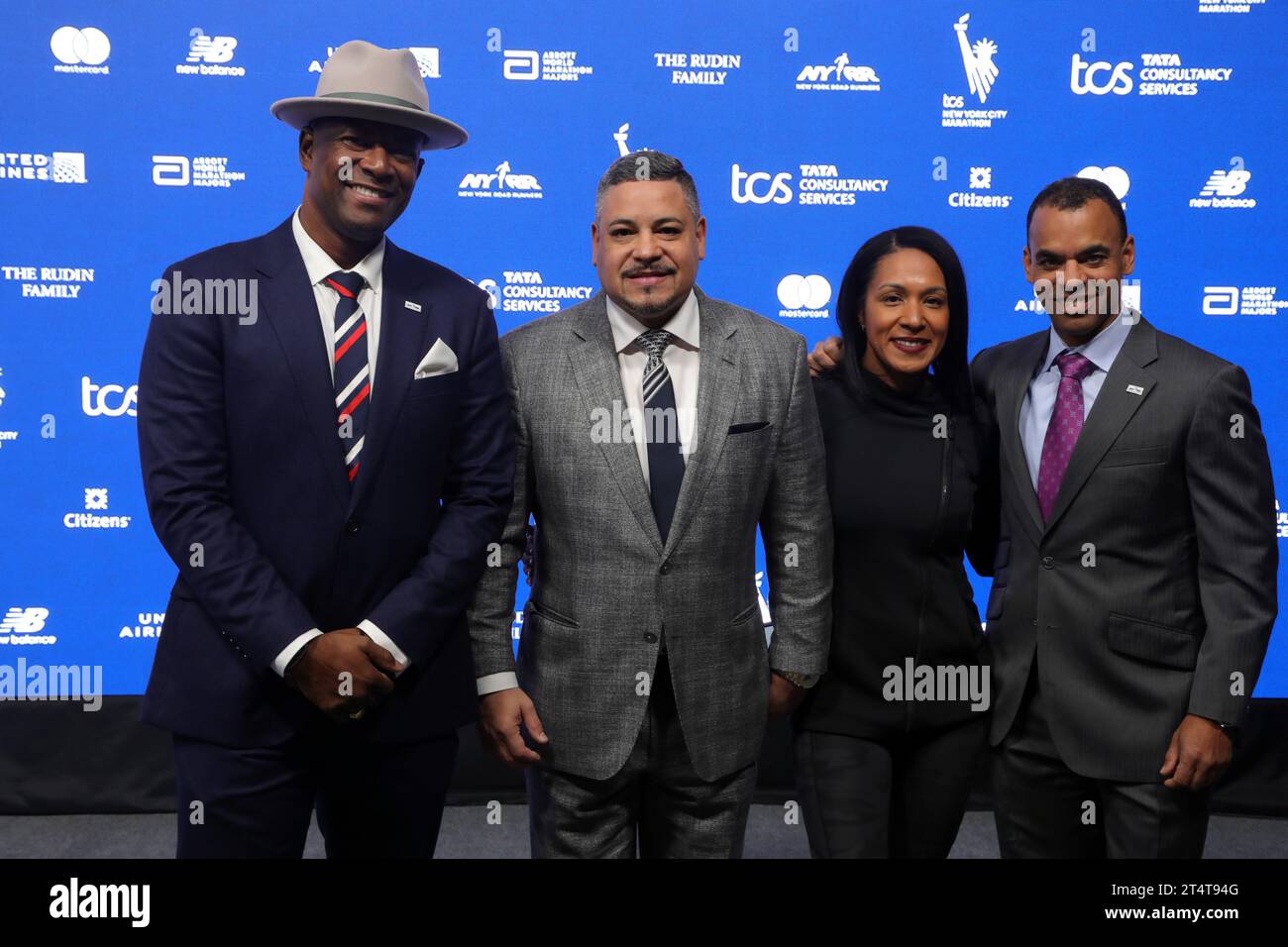 NEW YORK, NEW YORK- NOVEMBER 1: (L-R) Ted Metellus, Senior Vice ...