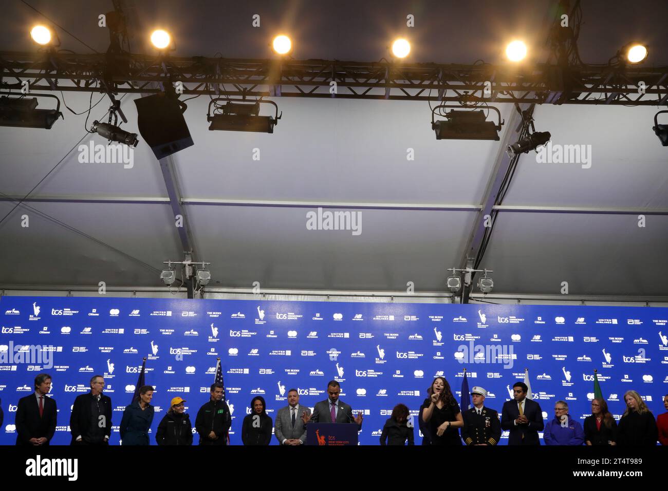 NEW YORK, NEW YORK- NOVEMBER 1: (L-R) Ted Metellus, Senior Vice ...