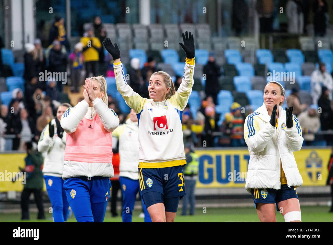 Gothenburg, Sweden. 27th, October 2023. Linda Sembrant (3) of Sweden ...