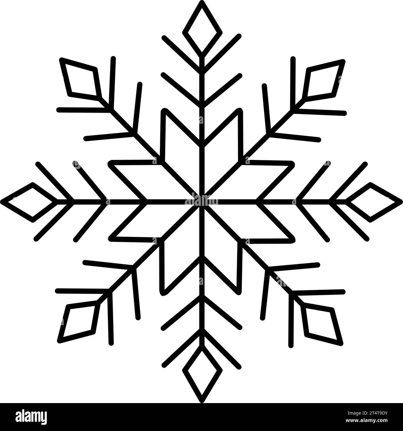 Snowflake symbol white snow. Winter symbol. Snowflake icon Stock Vector ...
