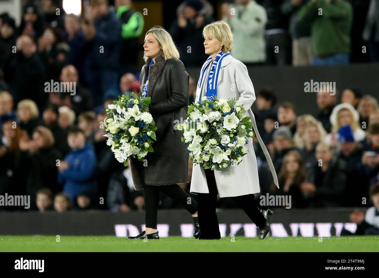 Everton, UK. 01st Nov, 2023. Jenny Seagrove, wife of former Everton ...