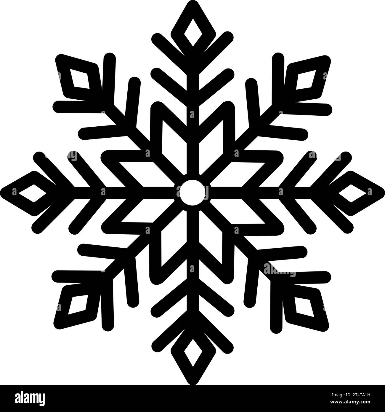 Snowflake symbol white snow. Winter symbol. Snowflake icon Stock Vector ...