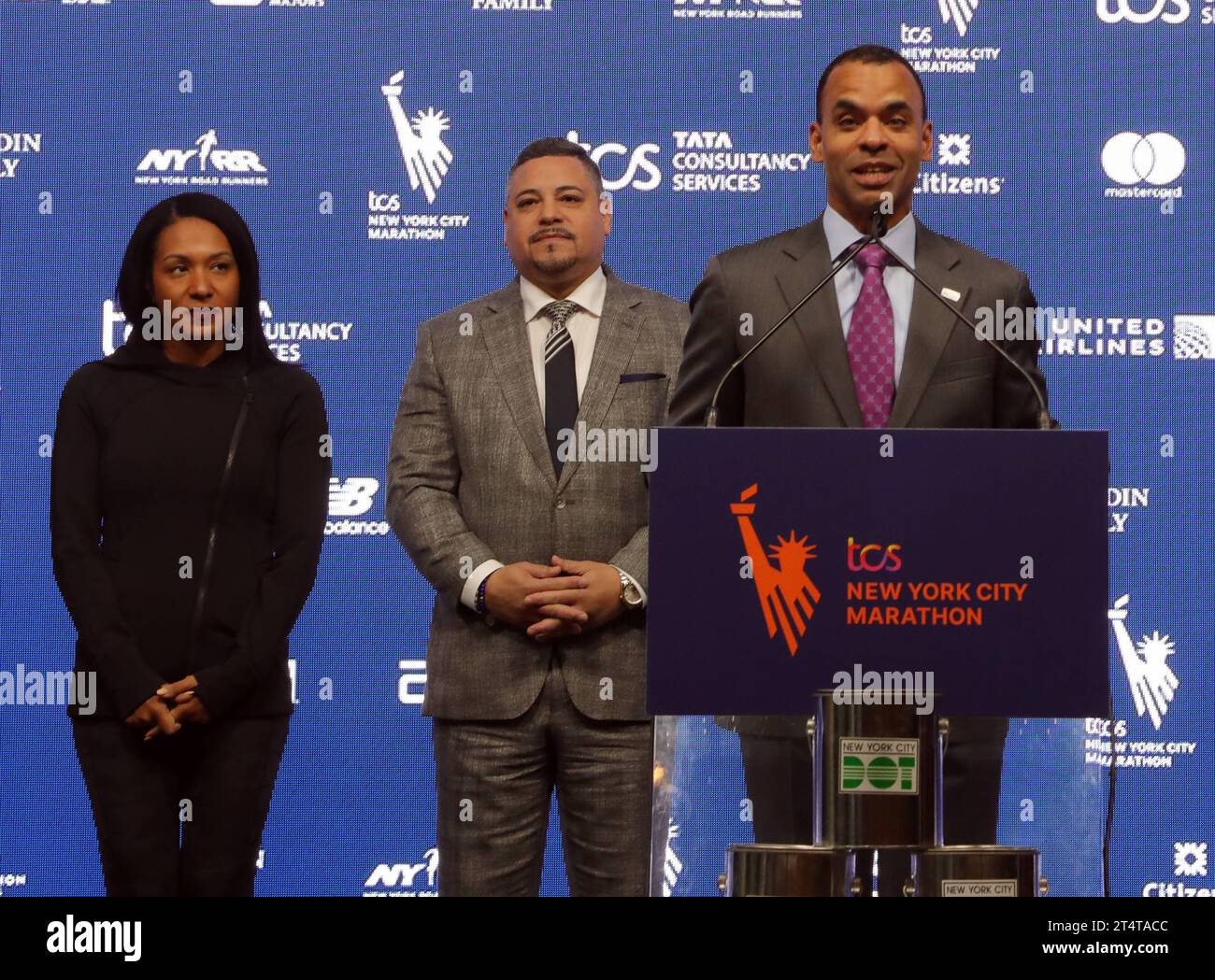 NEW YORK, NEW YORK- NOVEMBER 1: L-R NYPD First Deputy Commissioner ...