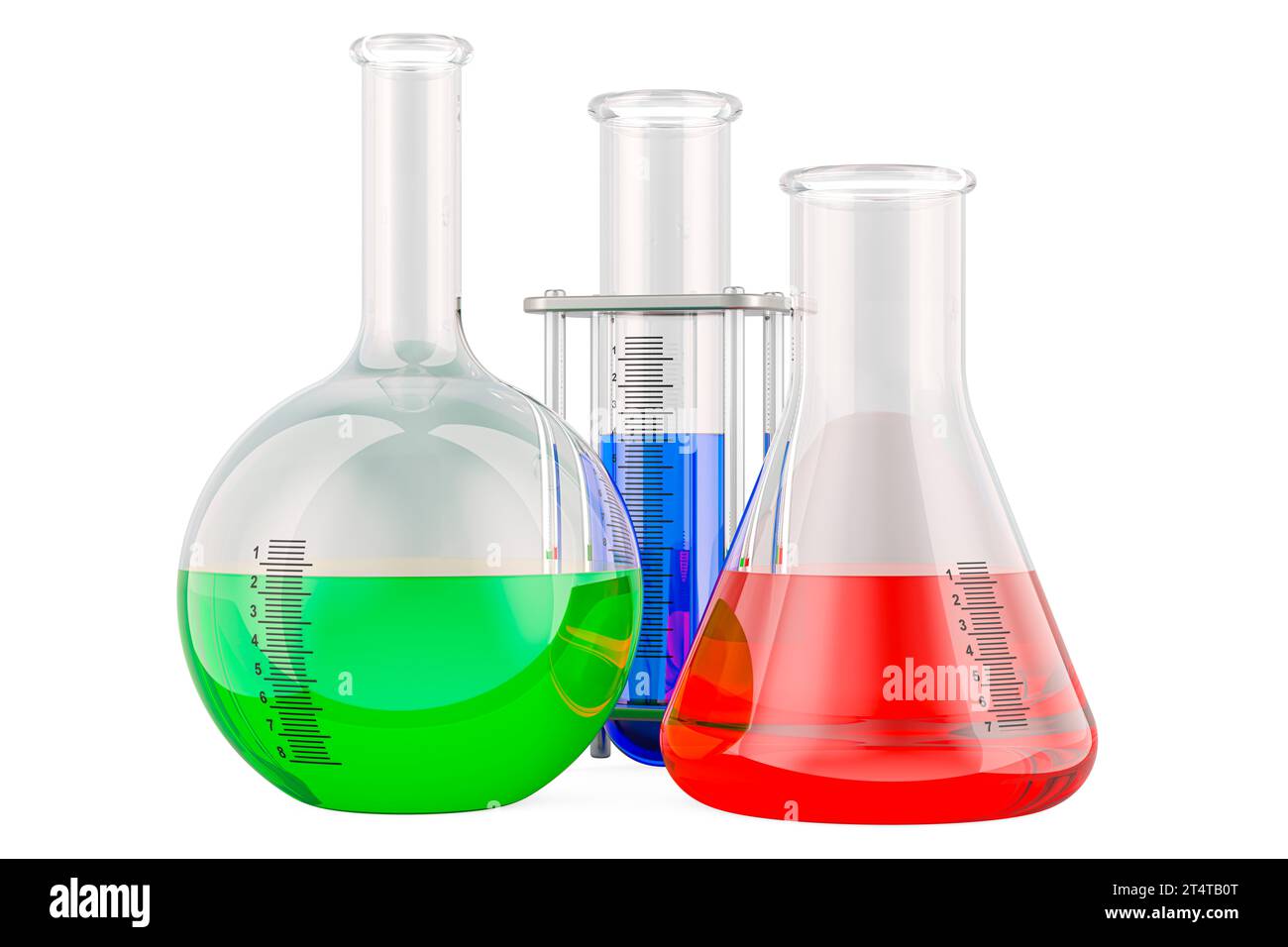 Medical flasks research Cut Out Stock Images & Pictures - Alamy
