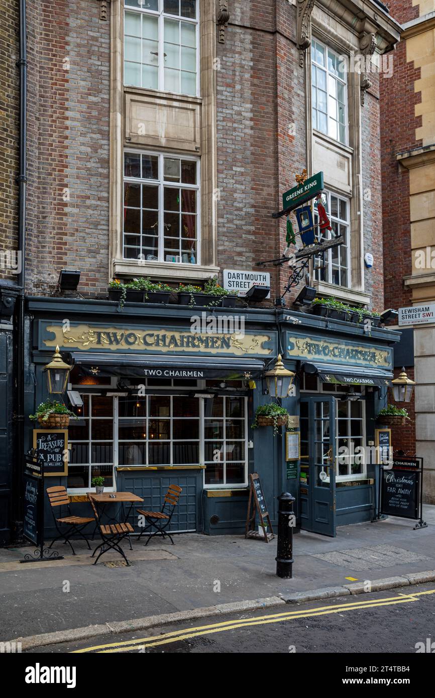 The Two Chairmen Pub Westminster London - founded before 1729 and ...