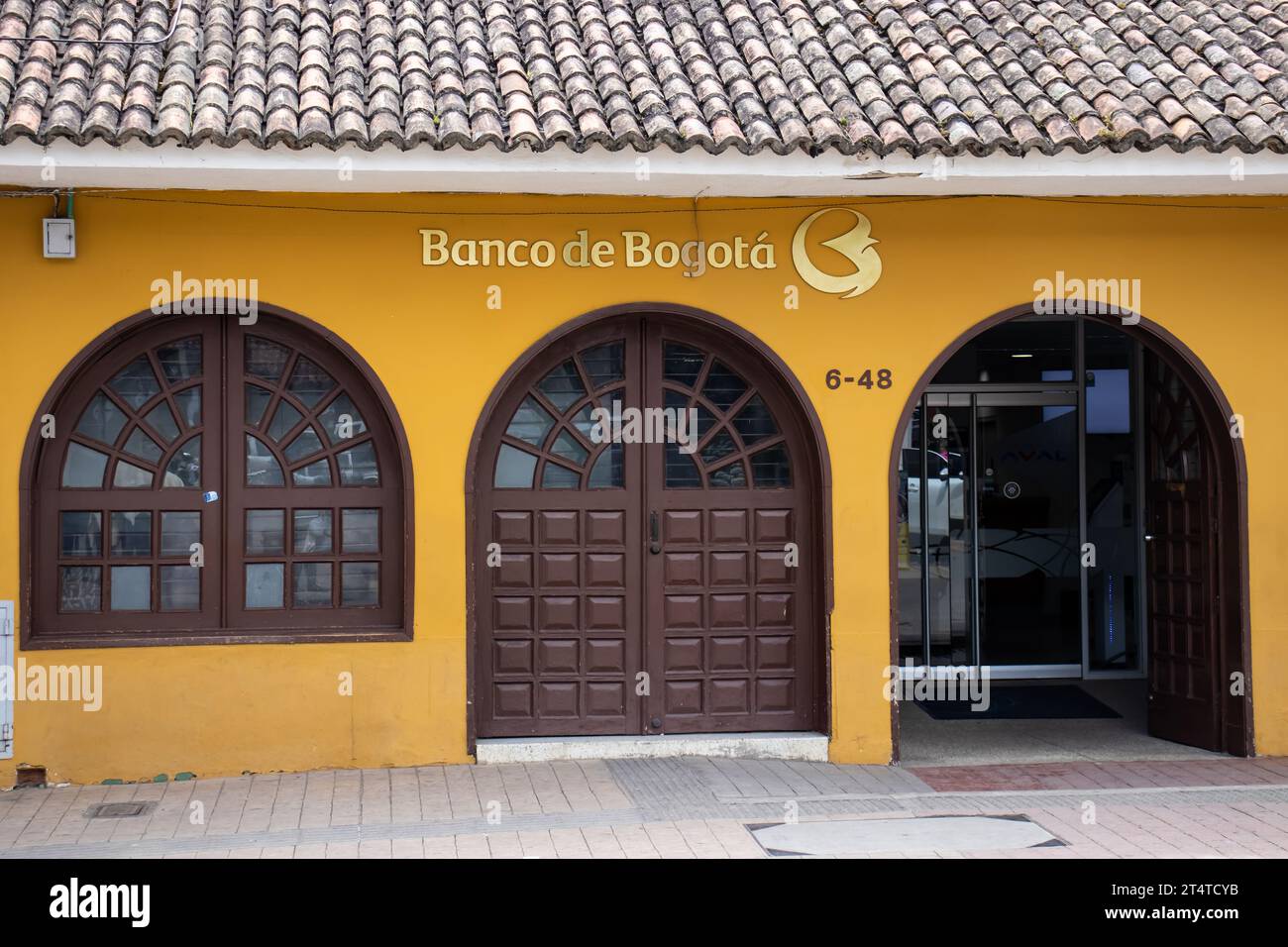 Banco de bogota logo hi-res stock photography and images - Alamy