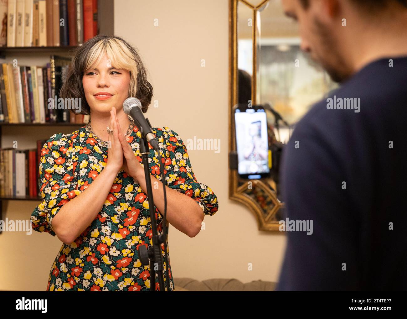 Emily Benjamin & Keelan McAuley recording West End New Friends at the ...