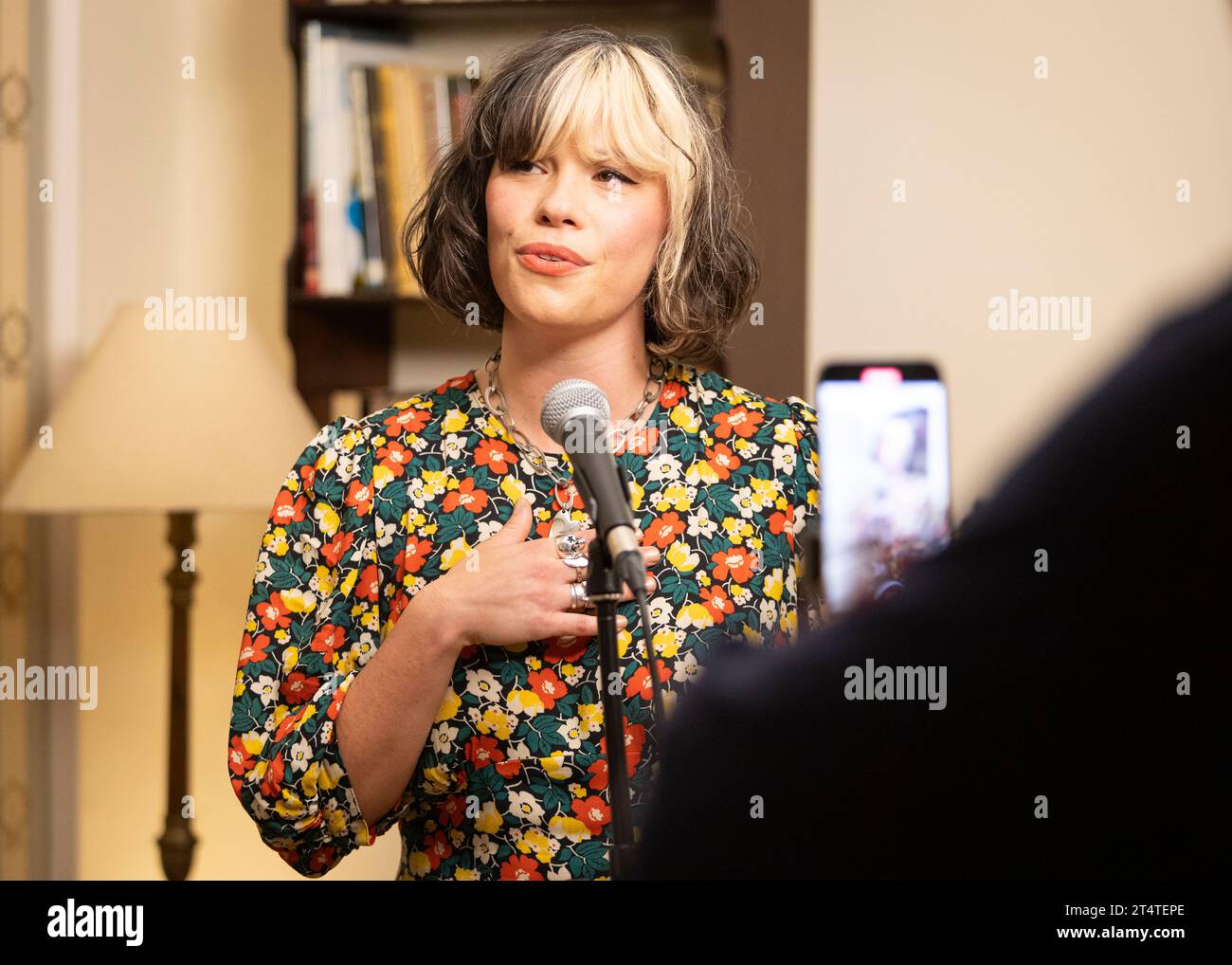 Emily Benjamin & Keelan McAuley recording West End New Friends at the ...