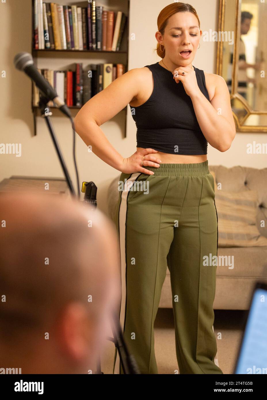 Charlotte O'Rourke & Maanvi Amin recording West End New Friends at the ...