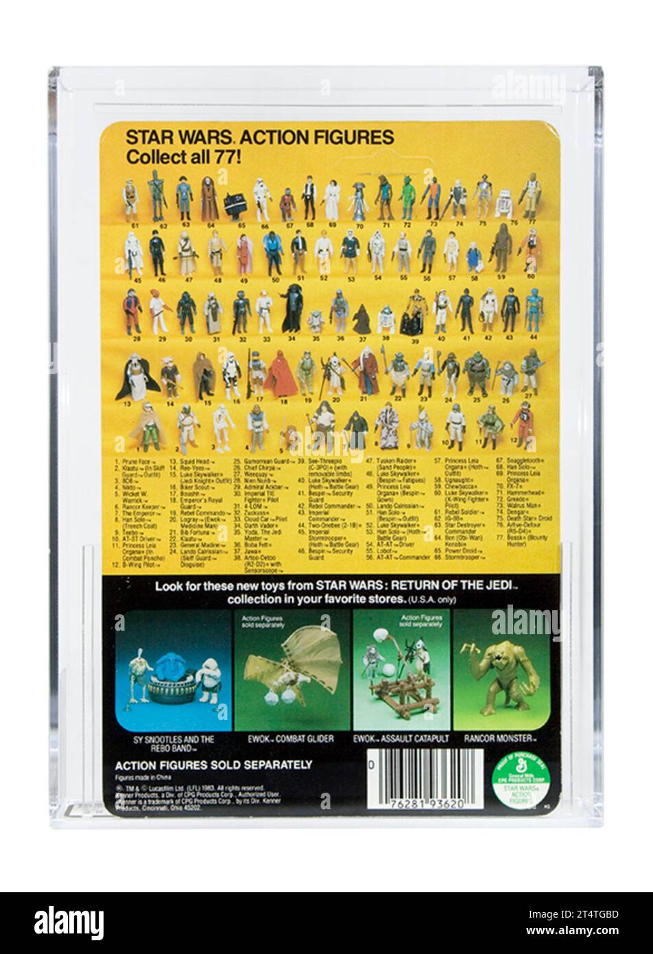 Kenner Star Wars Han Solo Action Figure AFA Stock Photo - Alamy