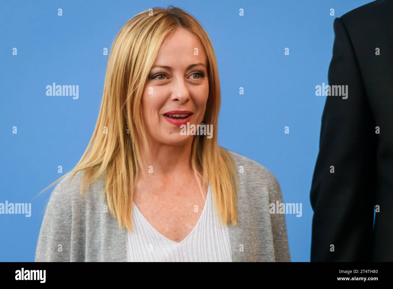 VILNIUS, LITHUANIA. 11th July 2023. Giorgia Meloni, Prime Minister of ...