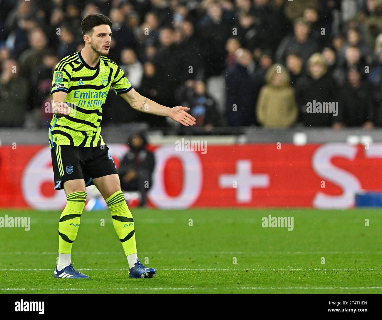 London, UK. 1st Nov, 2023. Declan Rice (Arsenal) during the West Ham vs ...