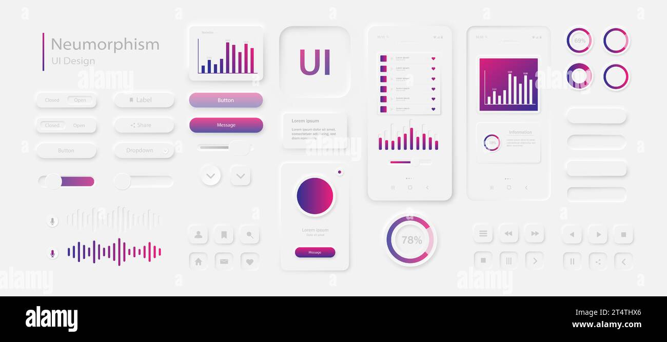 Purple interface Stock Vector Images - Alamy