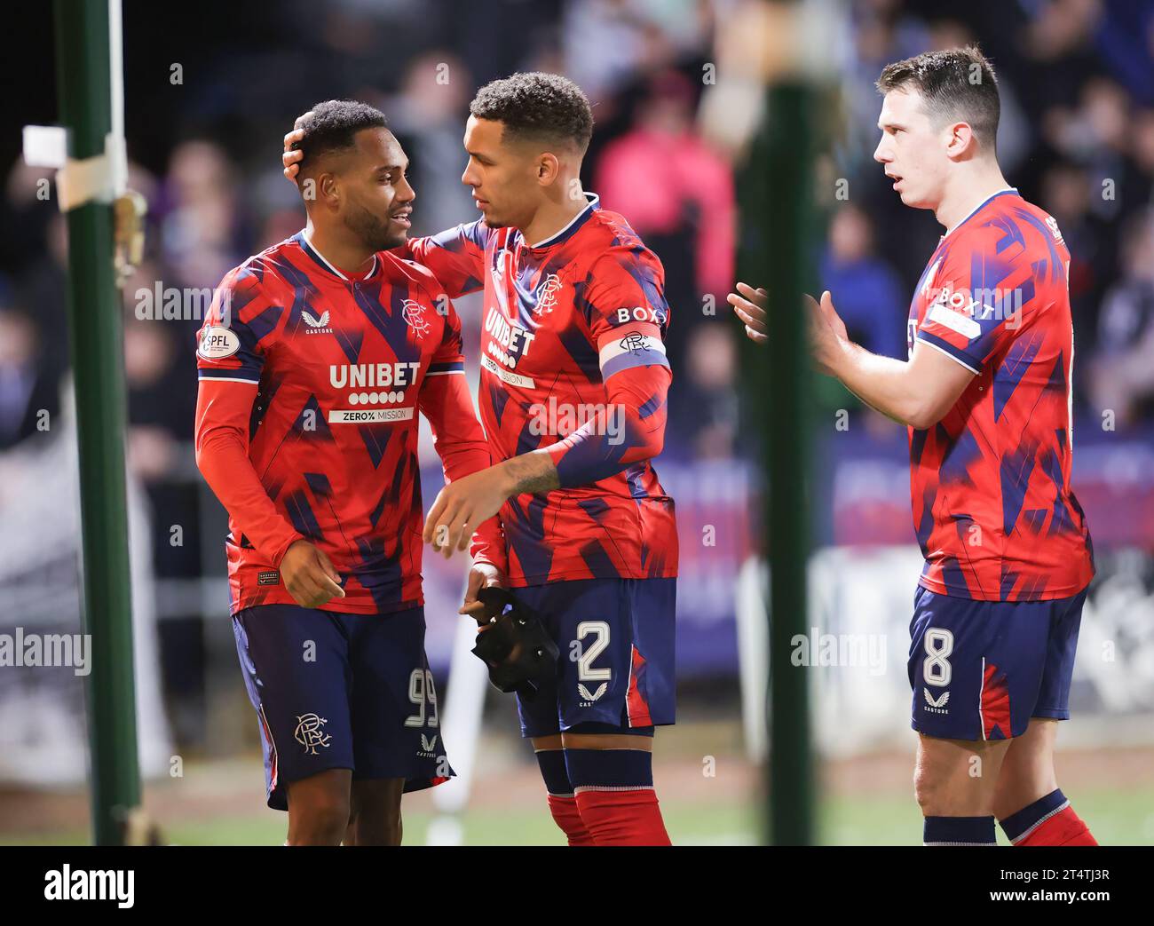 Rangers' Danilo celebrates scoring their side's second goal of the game ...