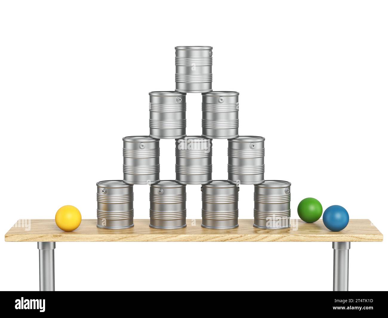 Knock the cans hi-res stock photography and images - Alamy