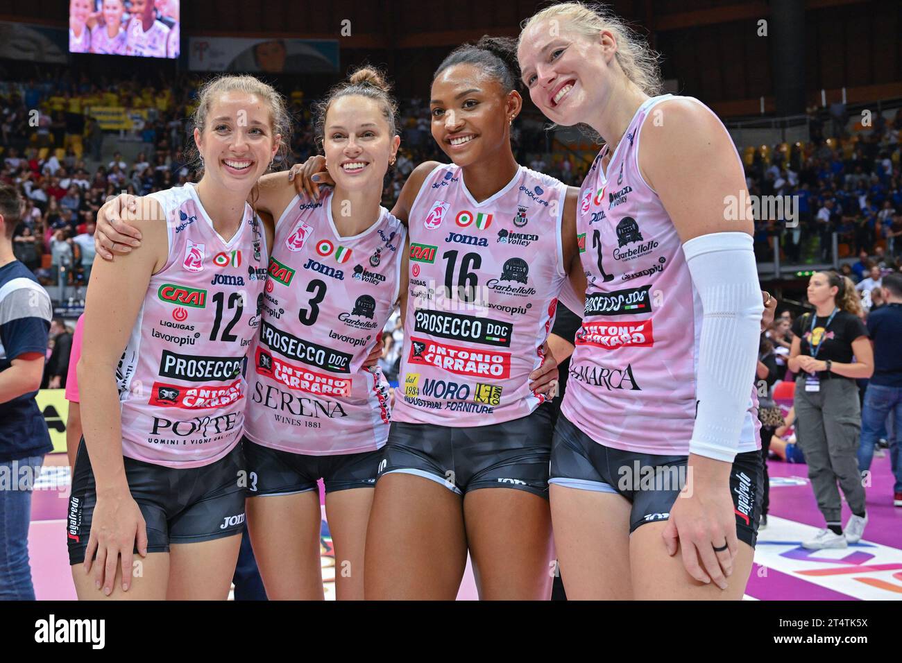 Livorno, Italy. 28th Oct, 2023. Madison Bugg of Prosecco Doc Imoco ...