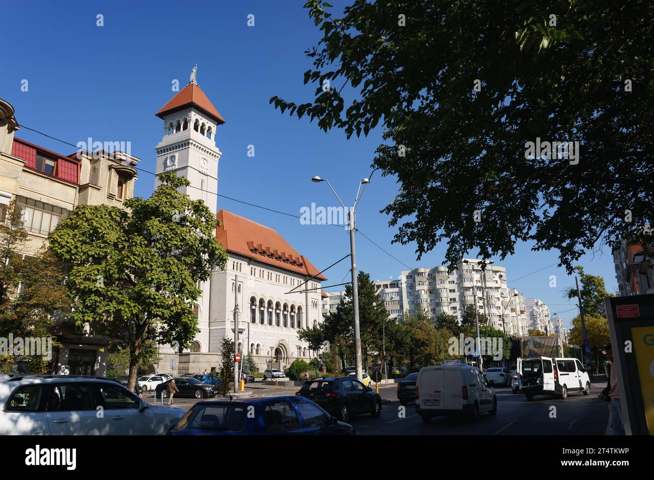 Bucharest, Romania - October 18, 2023: The building of the City Hall of ...