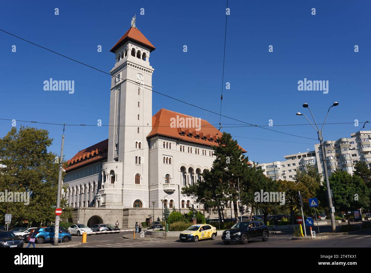 Bucharest, Romania - October 18, 2023: The building of the City Hall of ...