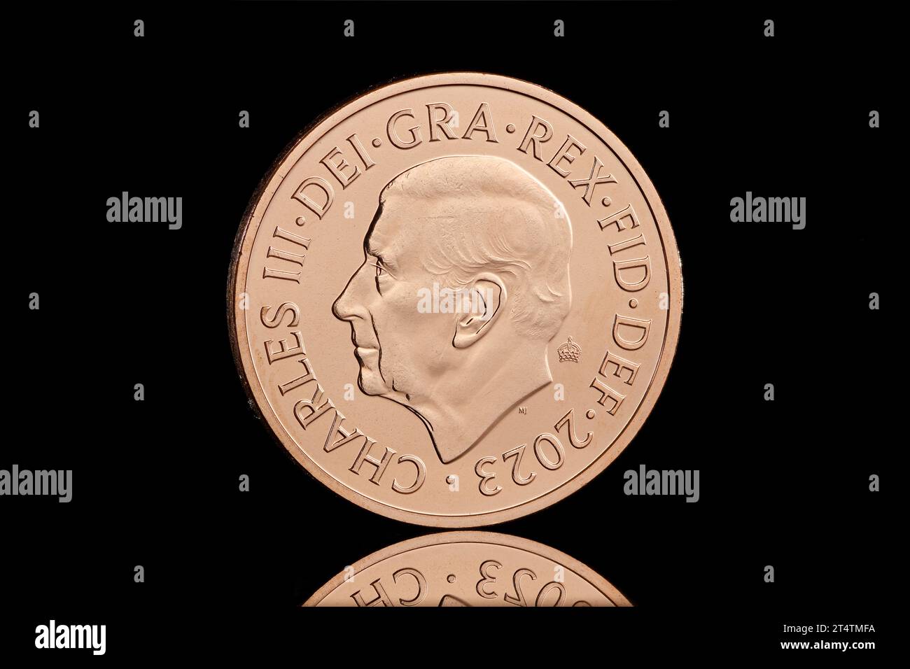 The new 1 penny coin & the first to feature KIng Charles III. The ...