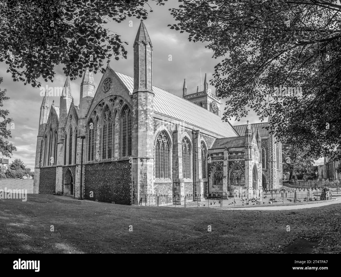 The image is of Great Yarmouth Minster Church of St Nicholas that was ...