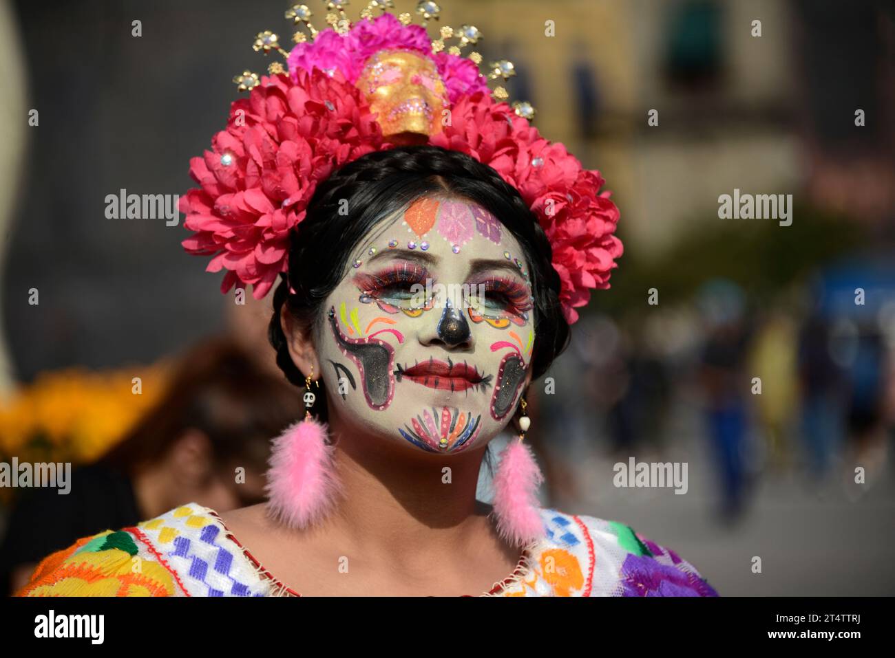 Mexico City, Mexico. 1st Nov, 2023. A Girl dressed up for the Dia de ...