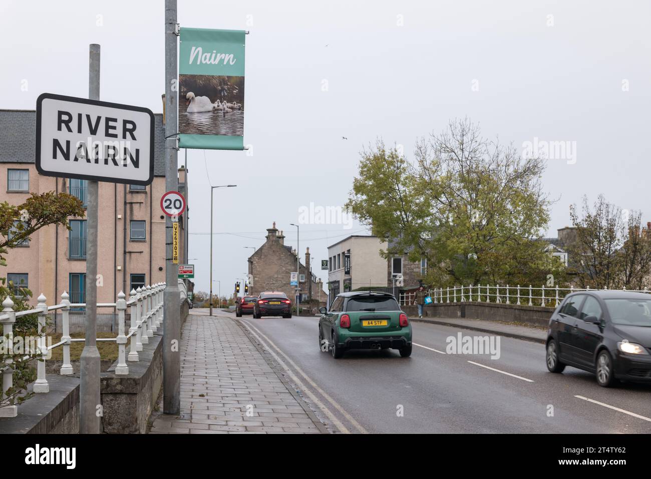 A96 Trunk Road, Aberdeen to Inverness, Nairn, UK. 1st Nov, 2023. This ...