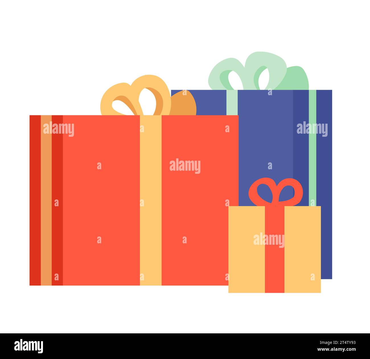 Stacked packages Stock Vector Images - Alamy