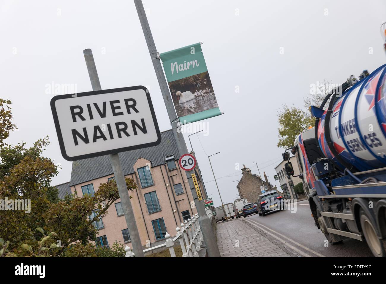 A96 Trunk Road, Aberdeen to Inverness, Nairn, UK. 1st Nov, 2023. This ...