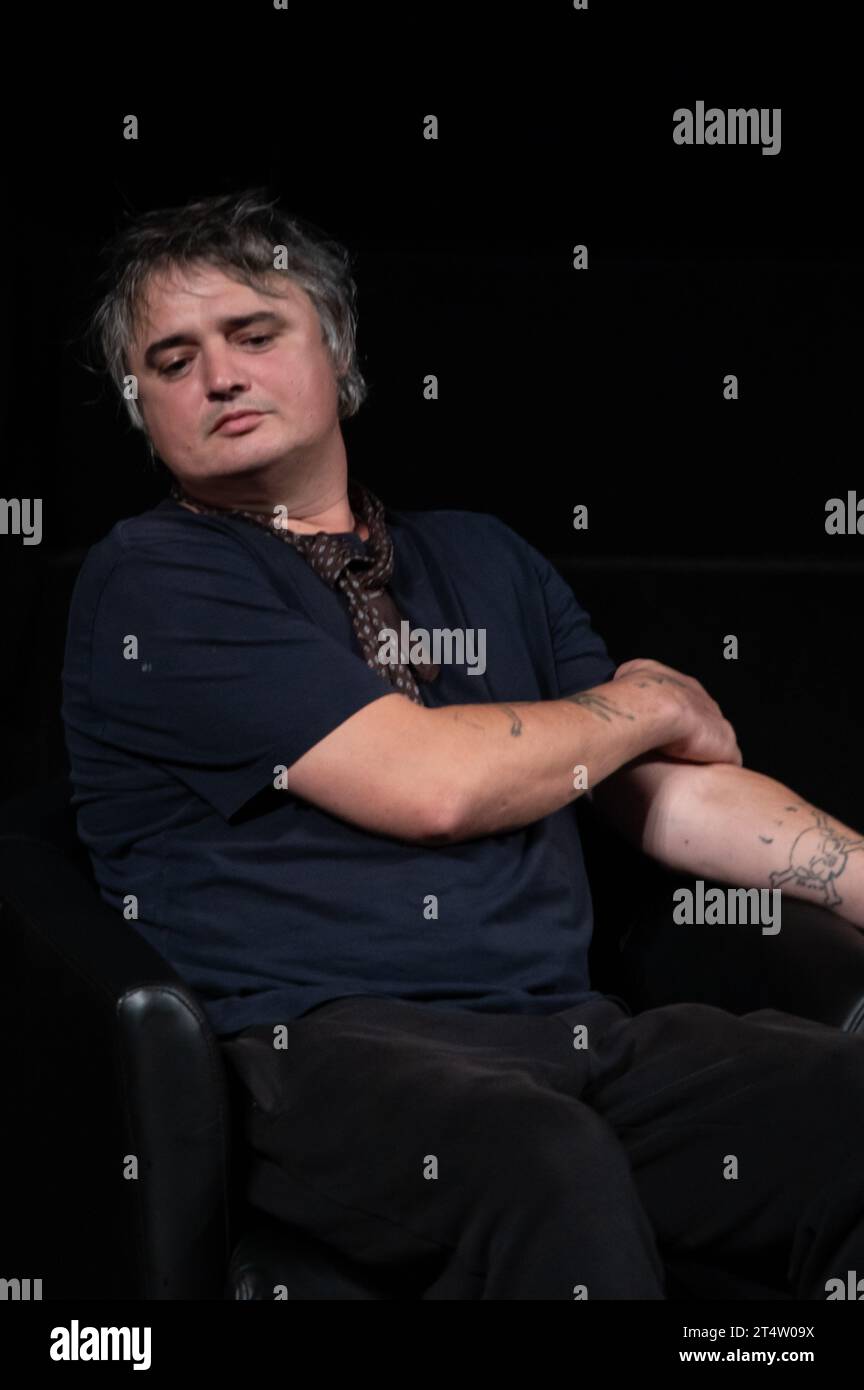 London, United Kingdom. 1st November 2023. Peter Doherty and wife Katia ...