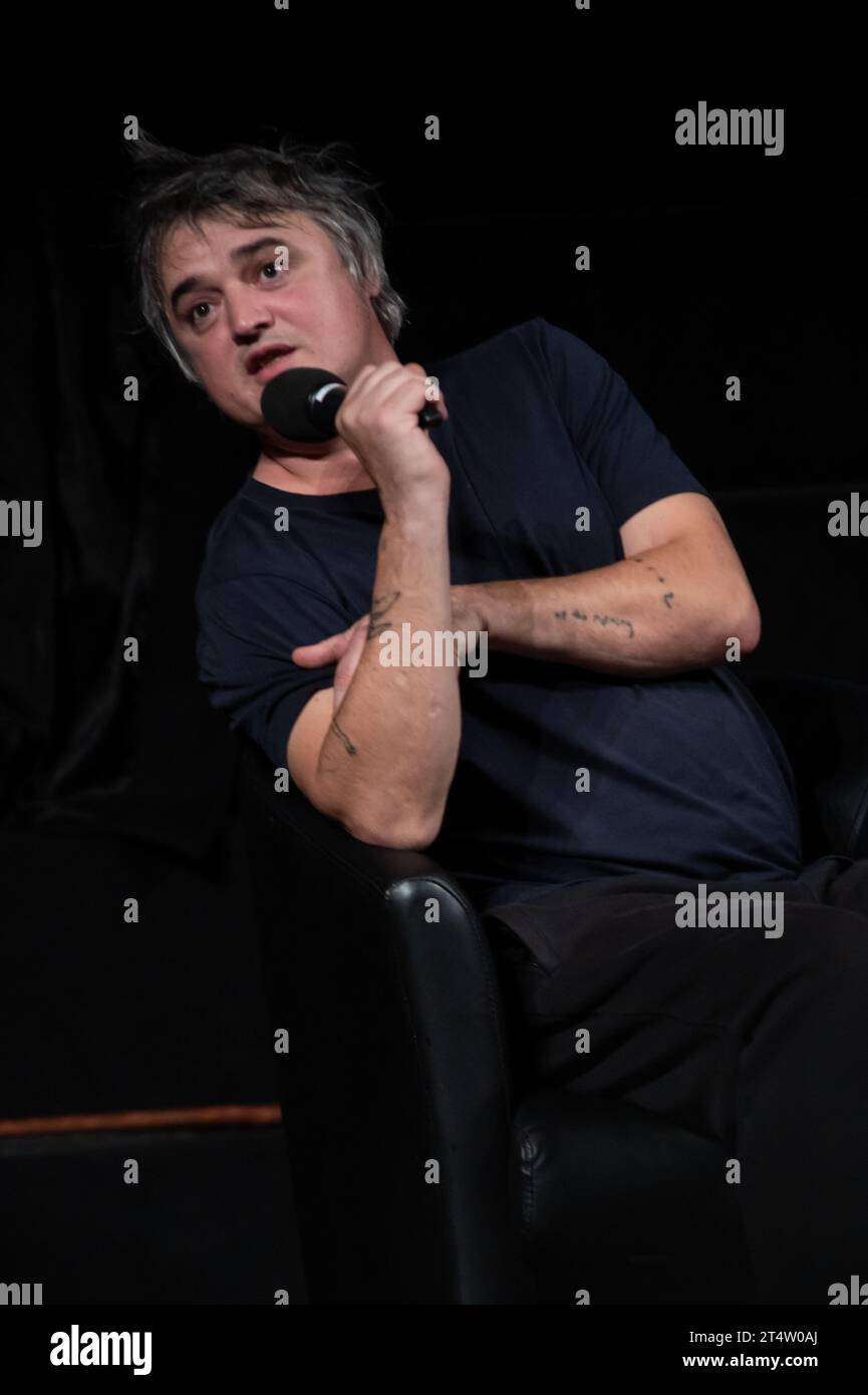 London, United Kingdom. 1st November 2023. Peter Doherty and wife Katia ...