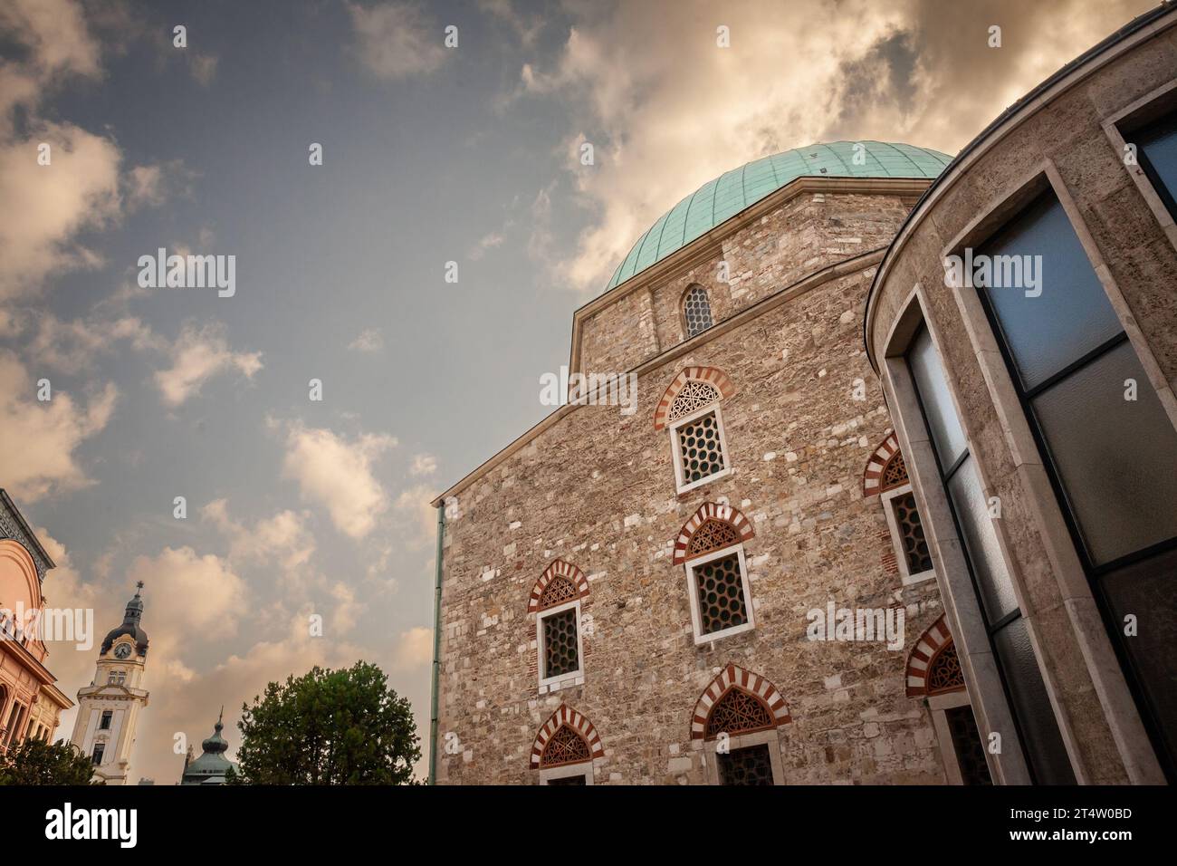 Picture of the former Pecs mosque, now Downtown Candlemas Church of the ...